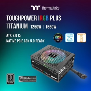 Thermaltake Releases New Toughpower iRGB PLUS 1250W/1650W Titanium Digital Power Supply with ATX ...